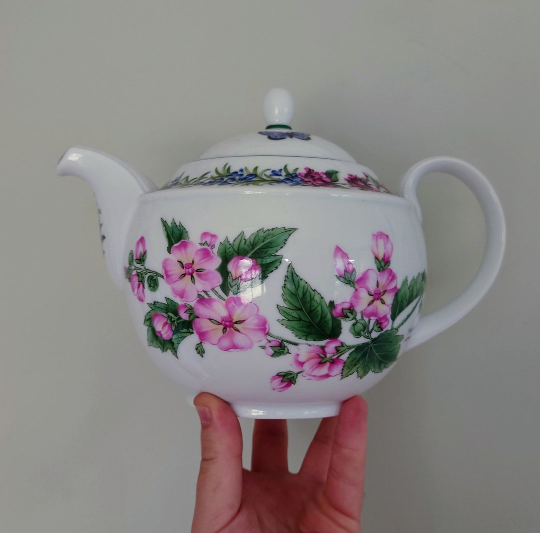 Royal Worcester Worcester Herbs Teapot Ceramic Vintage Collectable ...