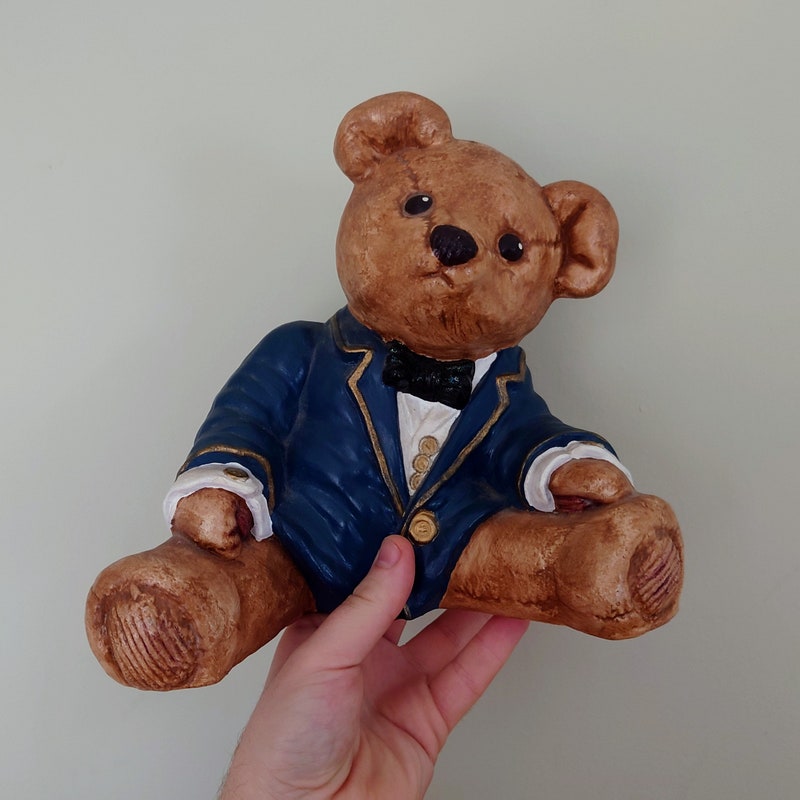 Ceramic Teddy Bear - Etsy
