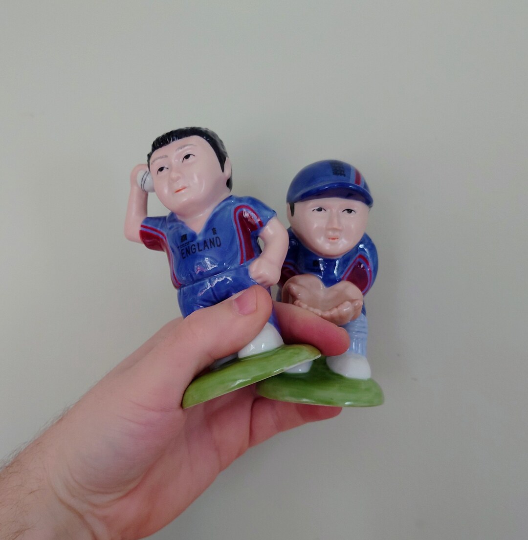 Vintage Salt and Pepper Shaker Sports Soccer Player CC HP - Etsy