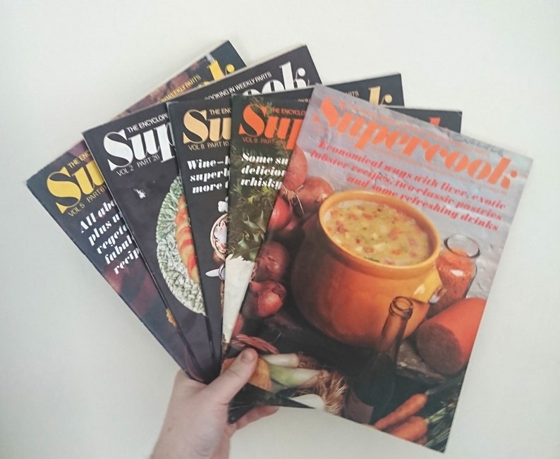 VOLUME 3 Vintage Cooking Magazine Supercook 1970's Retro - Etsy
