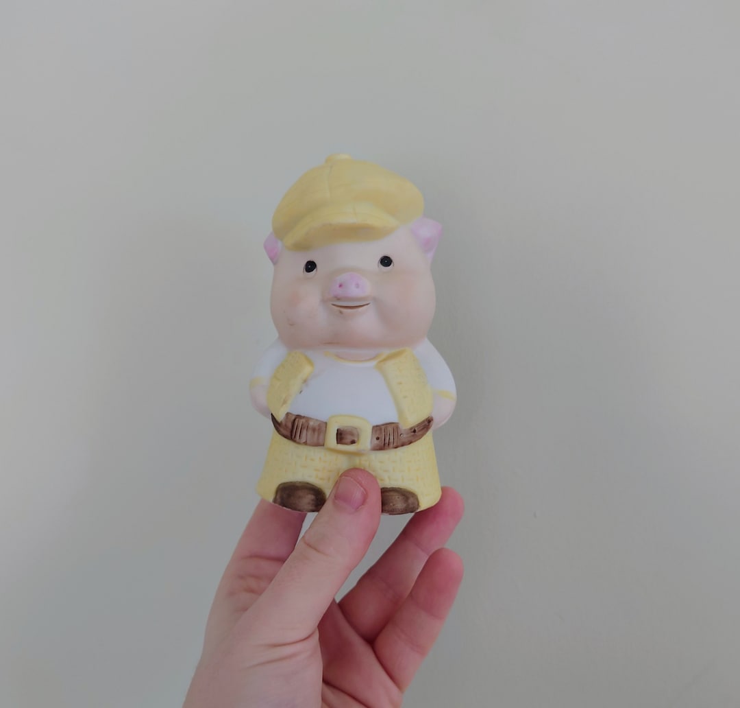 Vintage Piggy Bank Kitsch Money Box Pig Piggybank Ceramic Piggy Bank ...