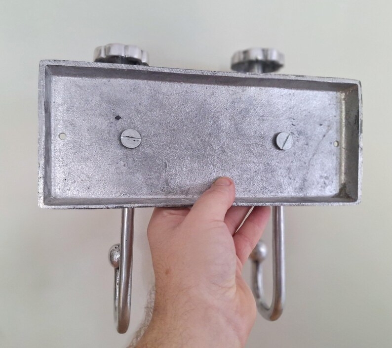 Industrial Metal Coat Hooks Wall Mounted Vintage Tap Design Reclaimed ...