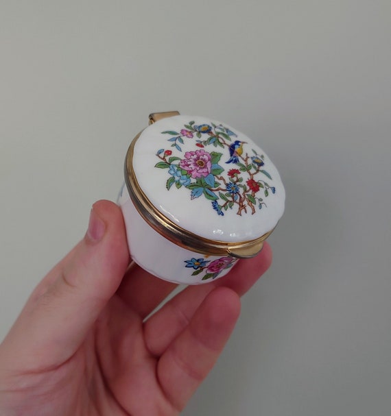 Aynsley Small Trinket Box with Lid Pembroke (Gold Tr… - Gem