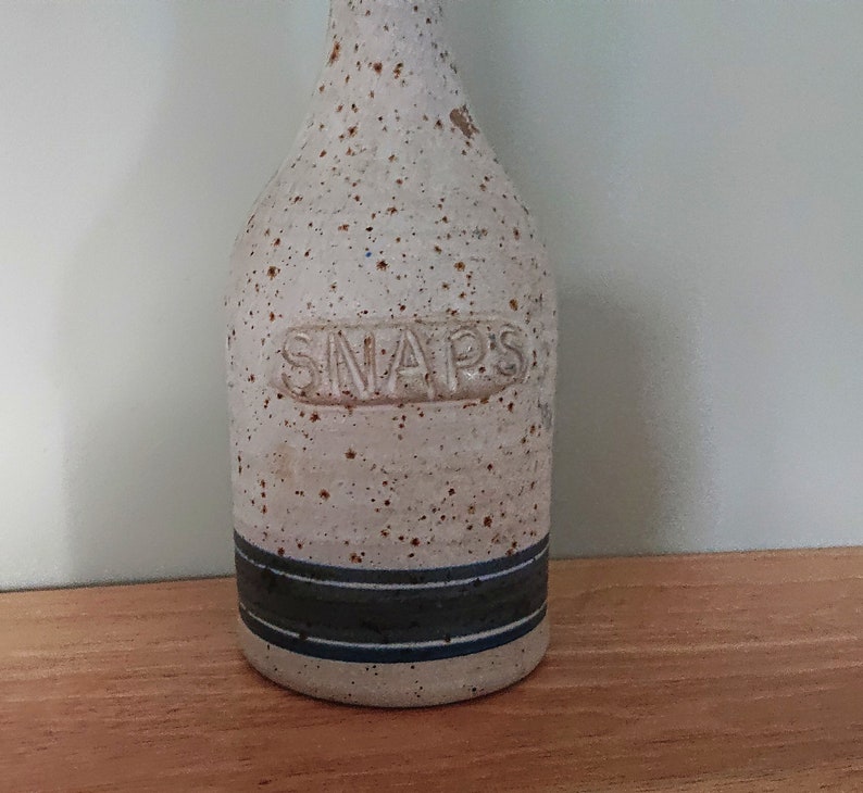 Vintage Snaps Stoneware Bottle SNAPS SCHNAPPS Flask Bottle - Etsy