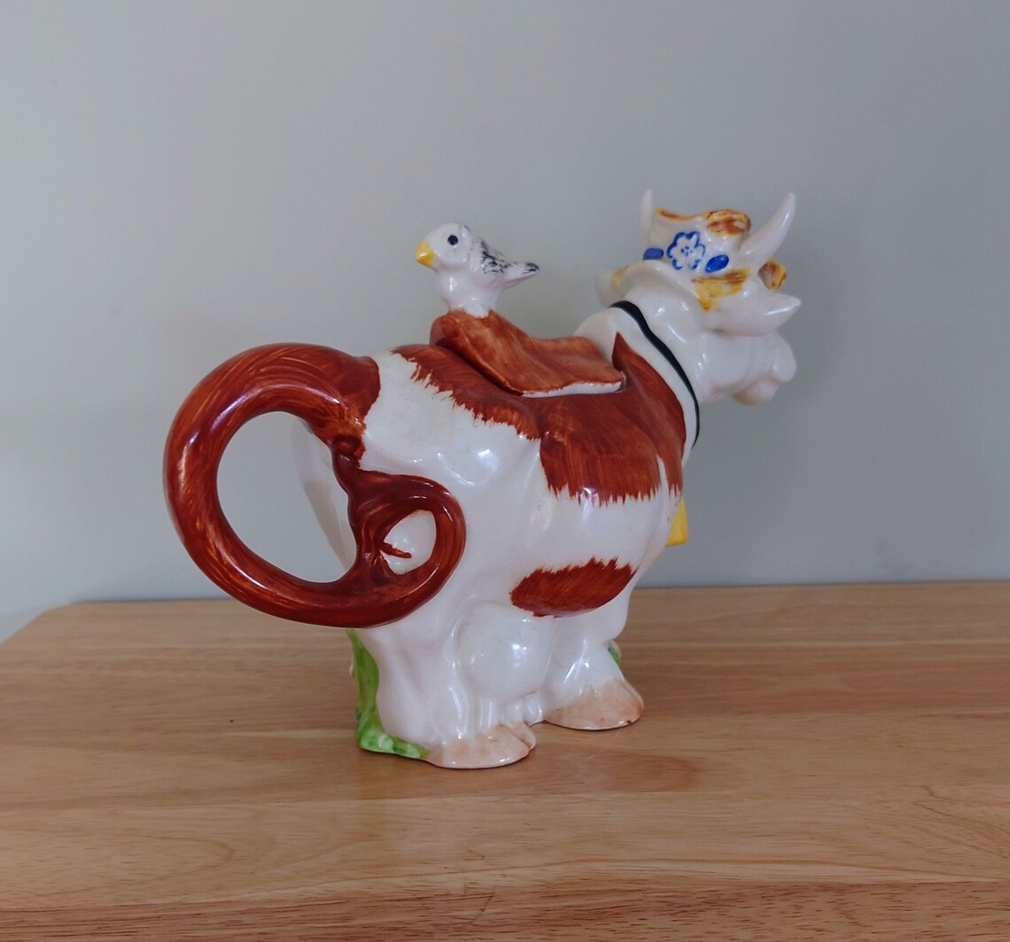 Vintage Cow Teapot Decorative Novelty Ornamental Cow Teapot - Etsy UK