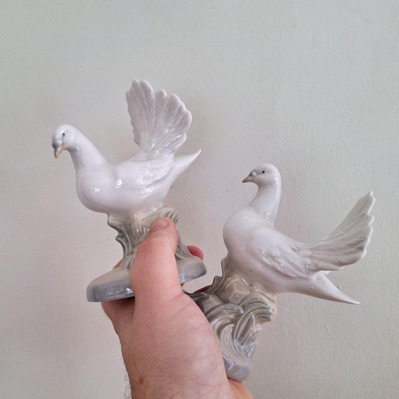Ceramic Doves - Etsy