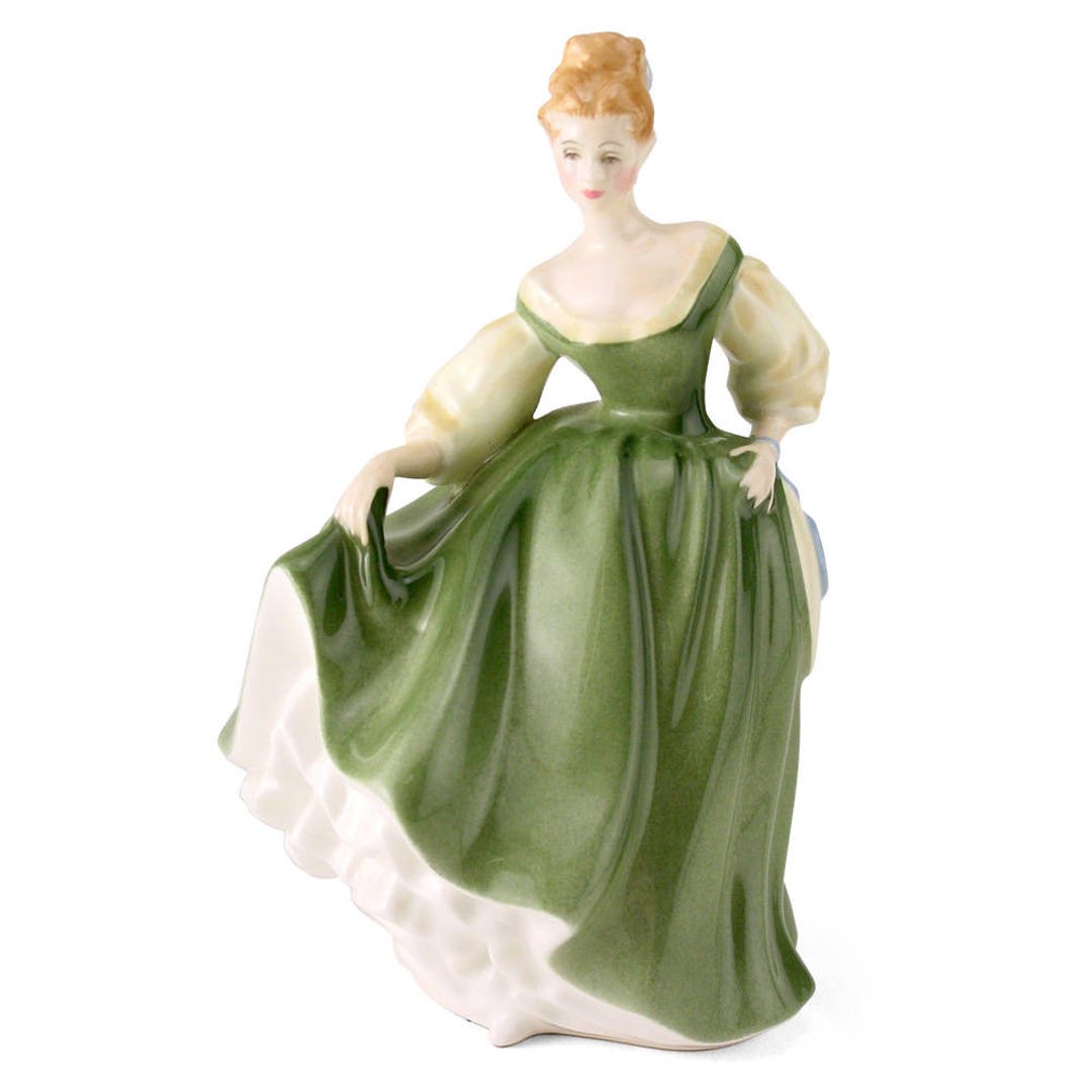 Royal Doulton Lady Figurine "fair Lady" HN 2193 Year 1962 Green Dress ...