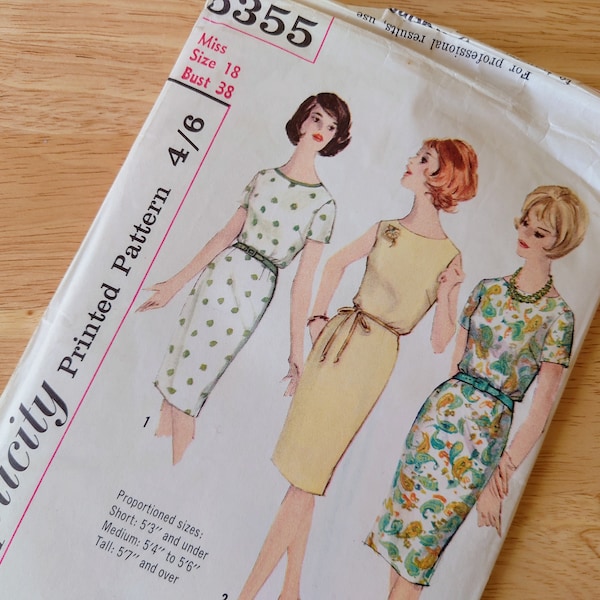 1964 Dress Pattern - Etsy