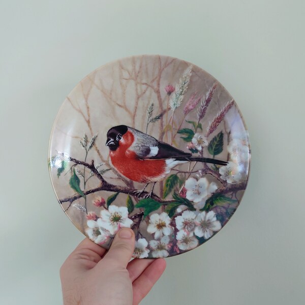 Ceramic Bird Plates - Etsy