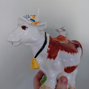 Vintage Cow Teapot Decorative Novelty Ornamental Cow Teapot Afternoon ...