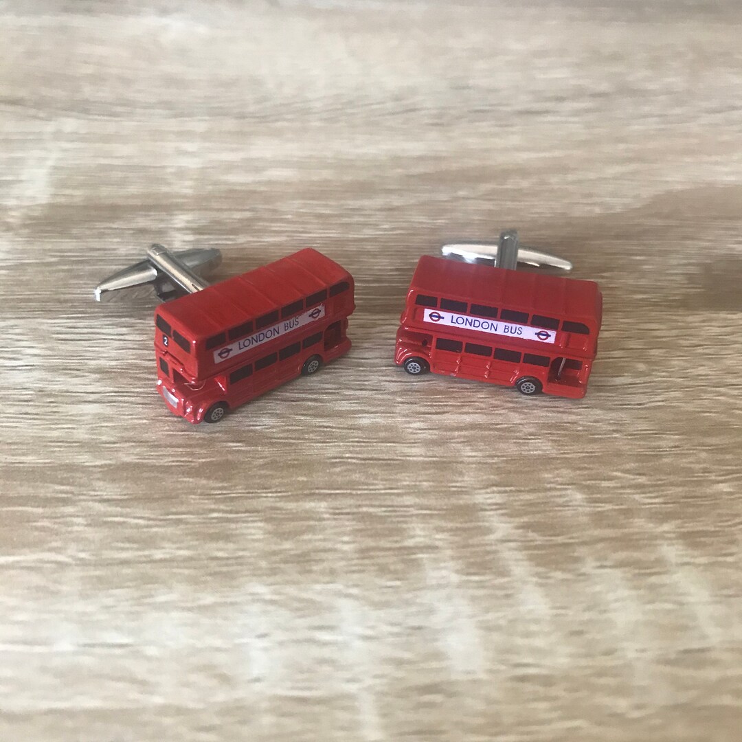 London Bus Cufflinks - Etsy