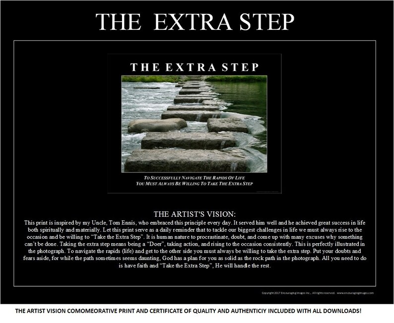 Download,motivational Poster,the Extra Step,motivational Print ...