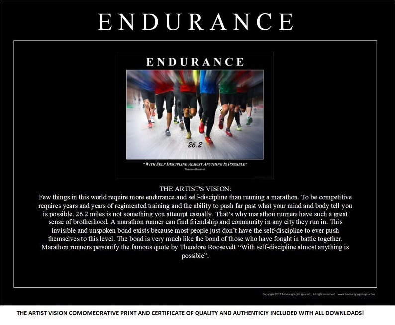 Download,marathon,motivation,poster,print,canvas,running,office Décor ...