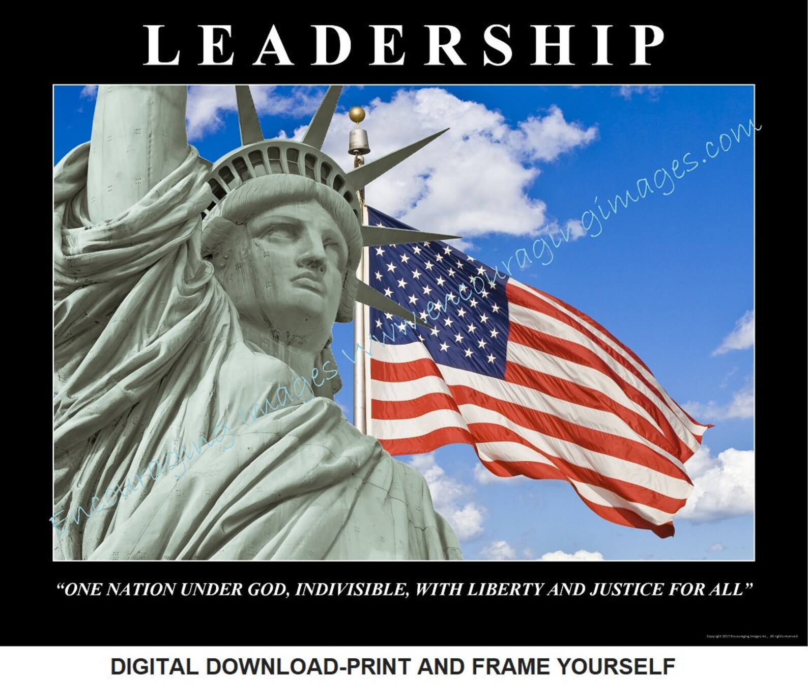 Download,statue of Liberty,motivational Poster,leadership,ellis Island ...