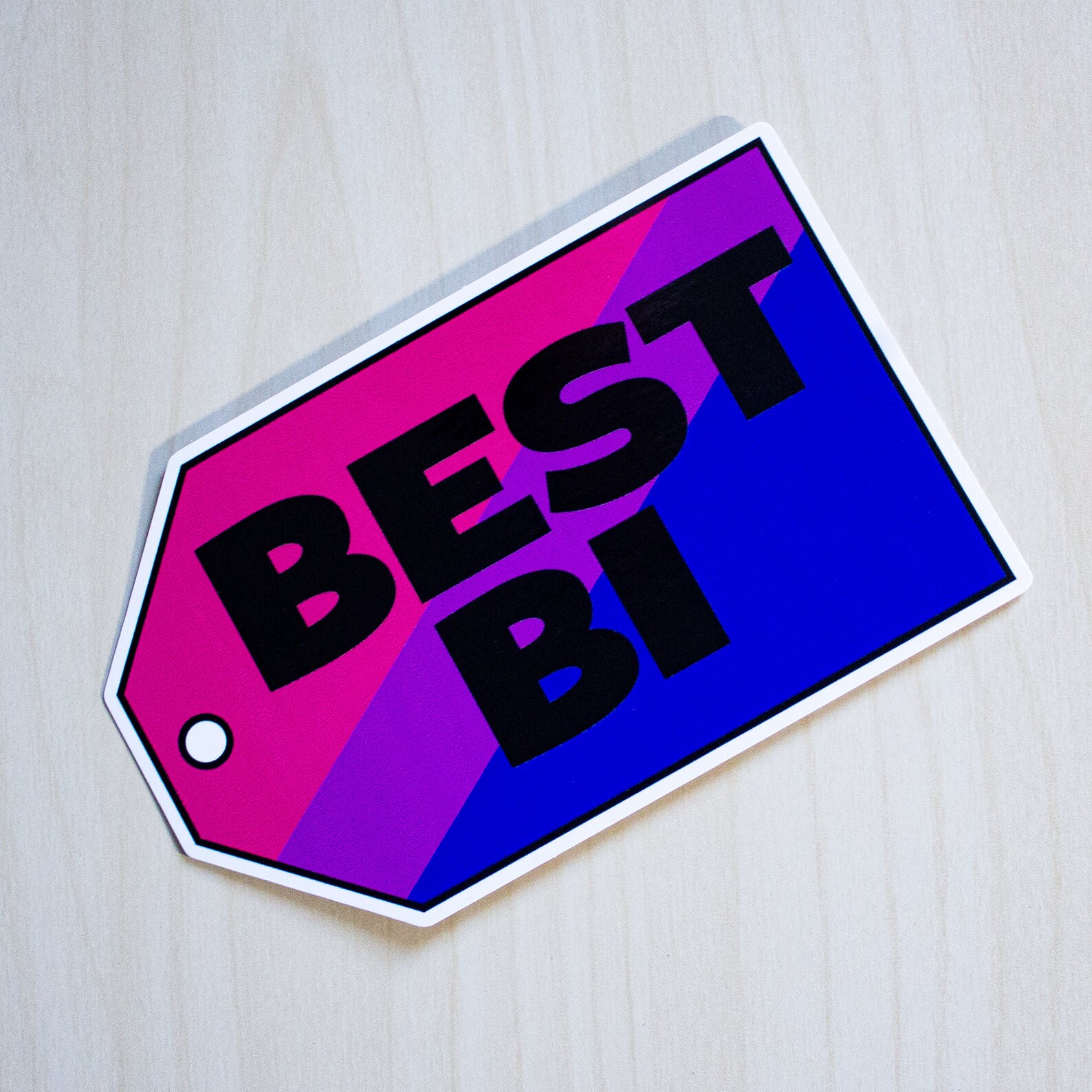 Best Bi Sticker - Etsy