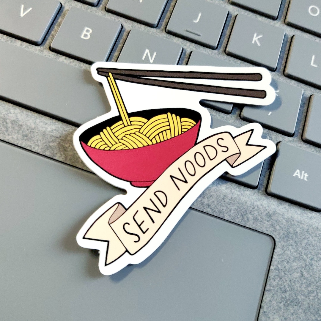 Send Noods Sticker - Etsy