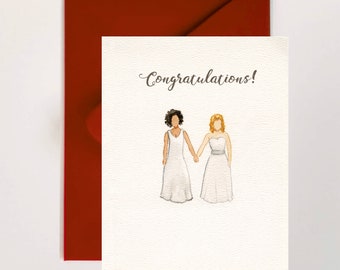 Gay Congratulations Wedding Engagement Card - Etsy
