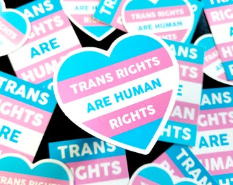 Trans Rights Car Stickers - Etsy