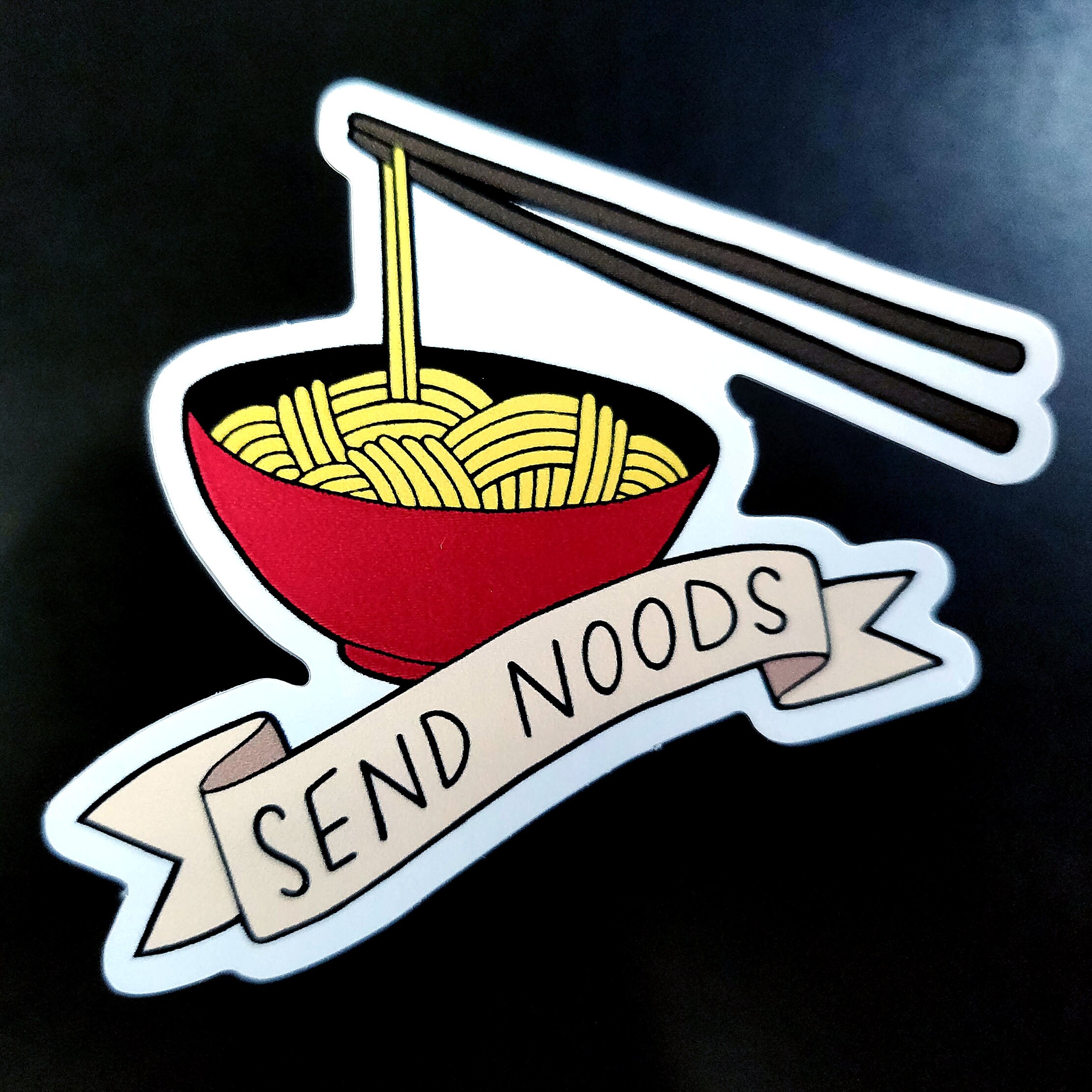 Send Noods Sticker - Etsy