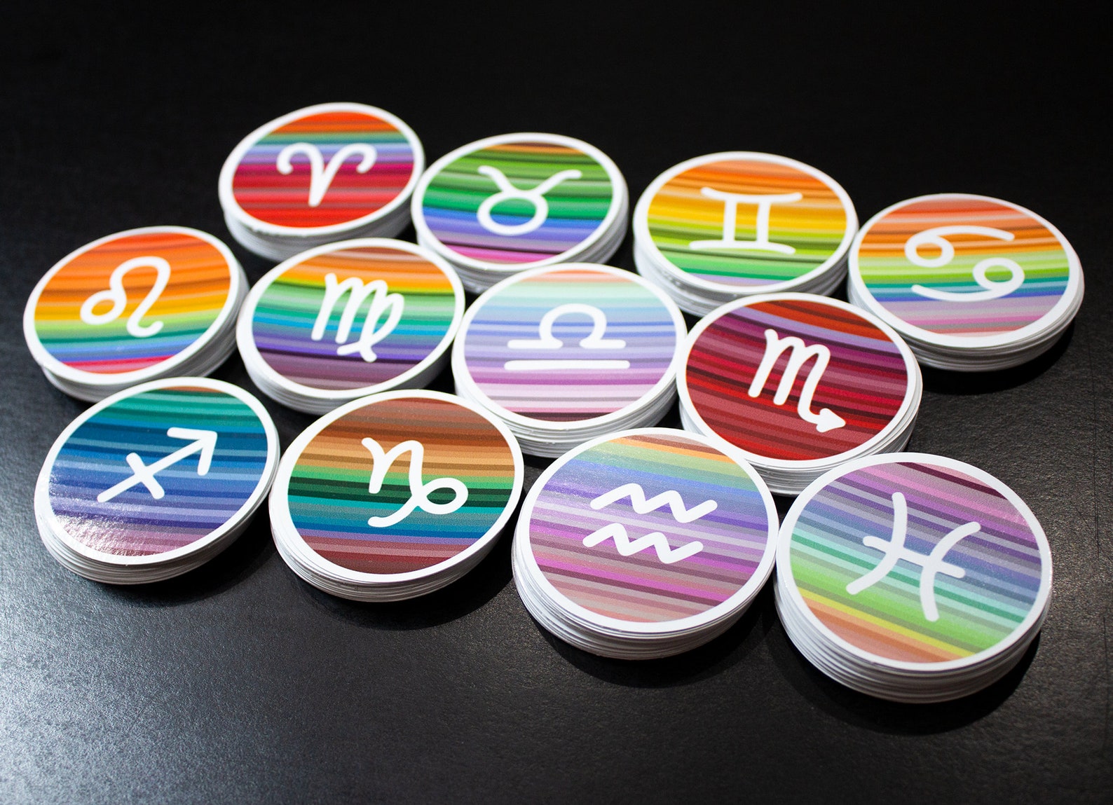 Zodiac Sign Stickers - Etsy
