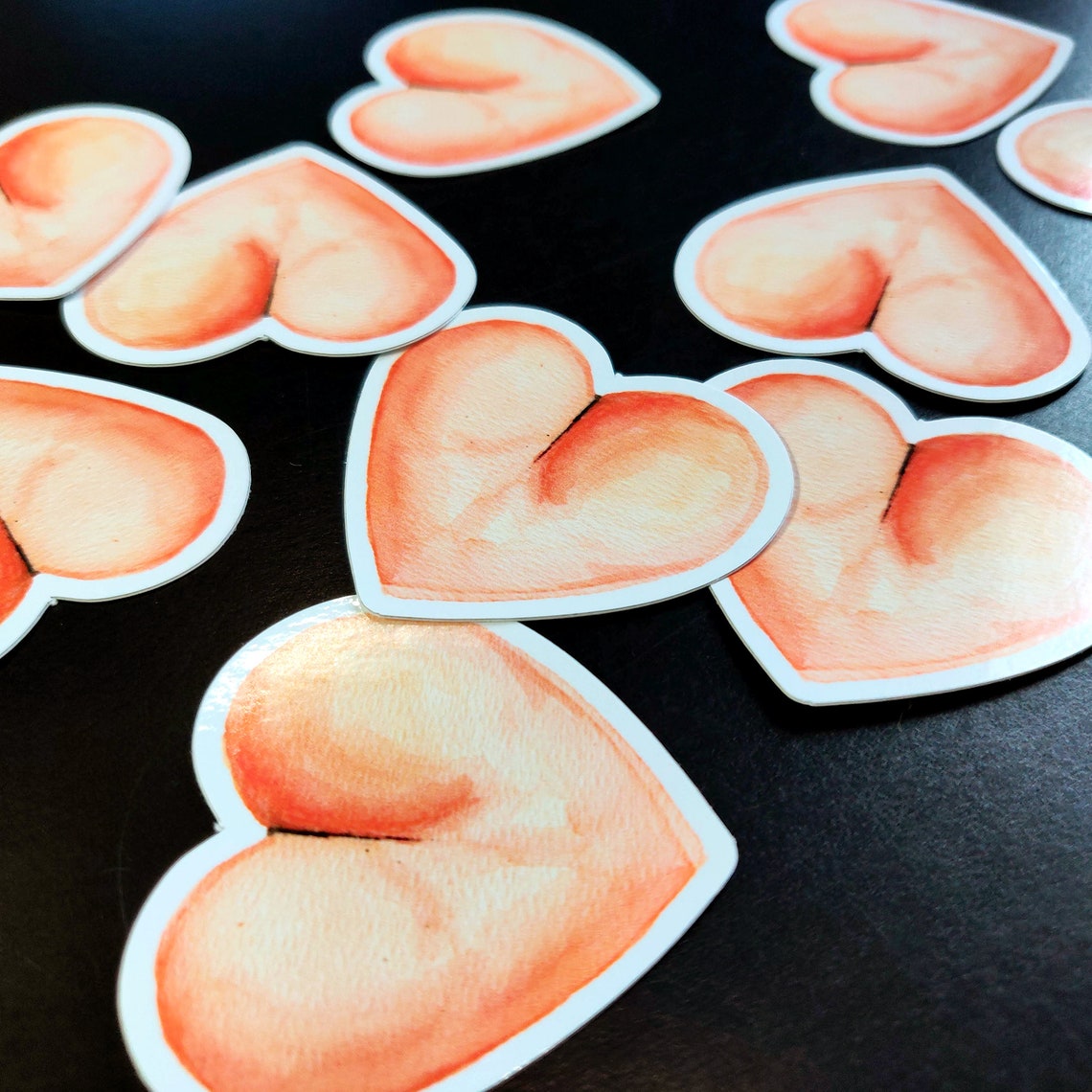 Heart Butt Sticker | Etsy
