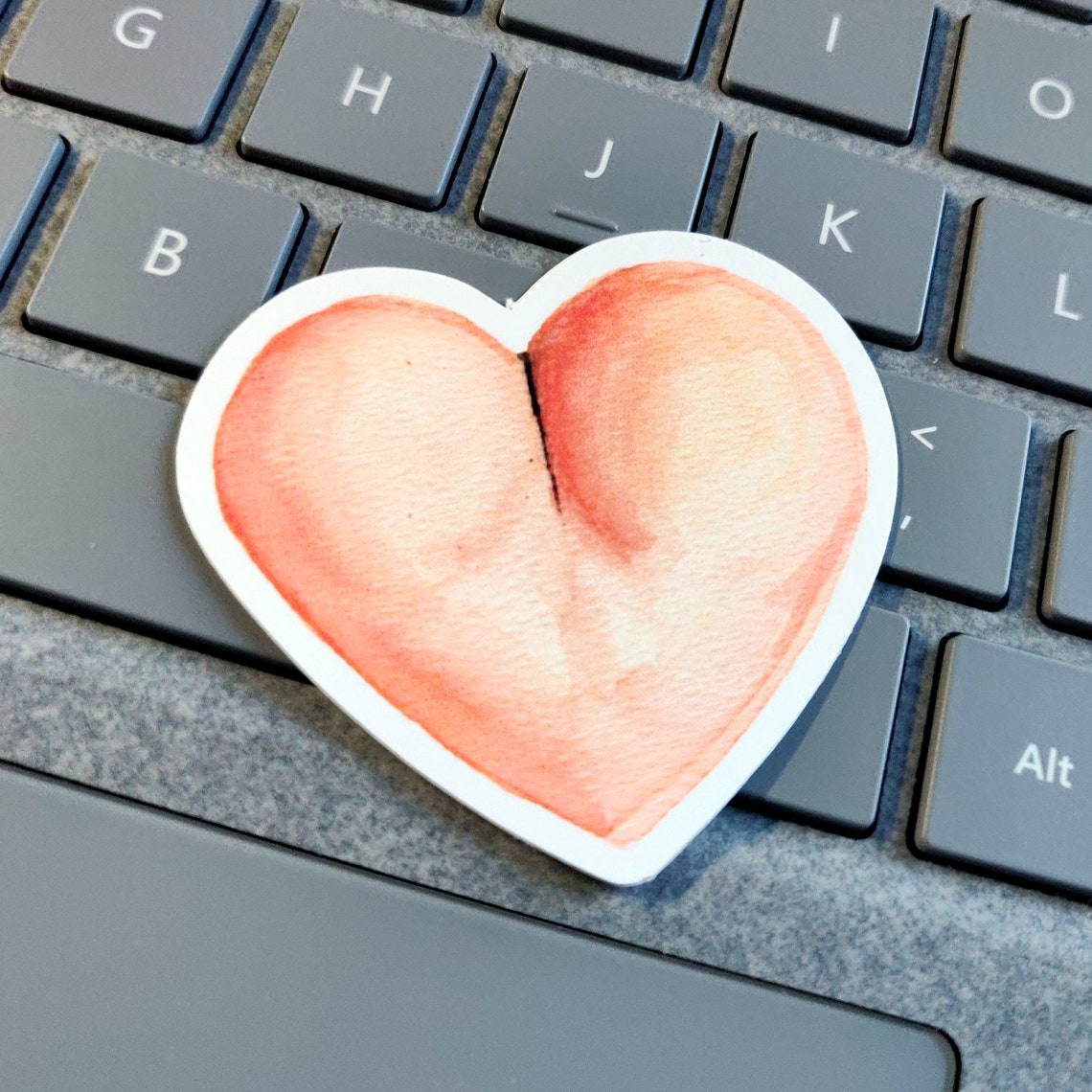 Heart Butt Sticker - Etsy