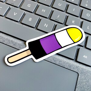 LGBTQ Popsicle Stickers individual - Etsy