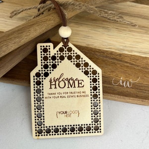 Welcome Home Tag, Closing Gift, Housewarming, New Home, Real State Tag ...