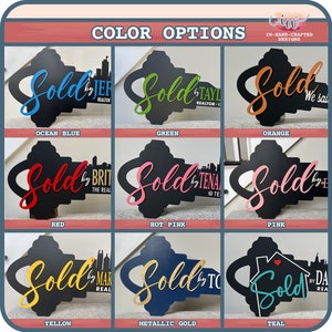 Real Estate Key Sign, Custom Key Sold Sign, Custom Closing Day Photo ...