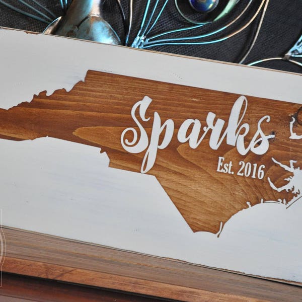 North Carolina Sign - Etsy
