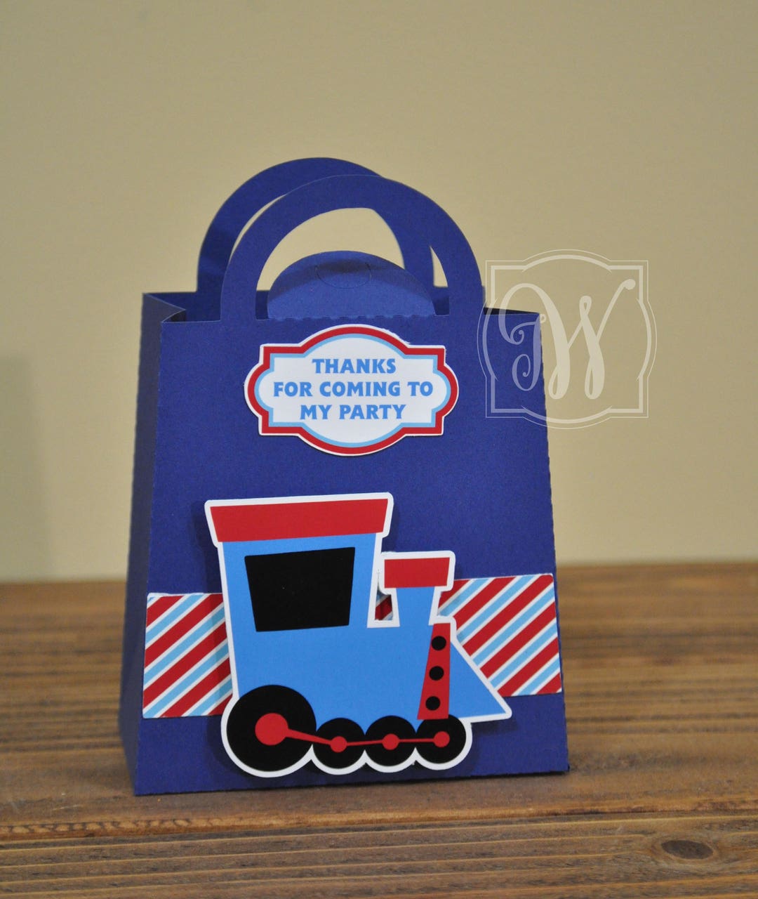 Train Favor Bags, Chocho Train Train Birthday, Train Favor Box, Set of ...