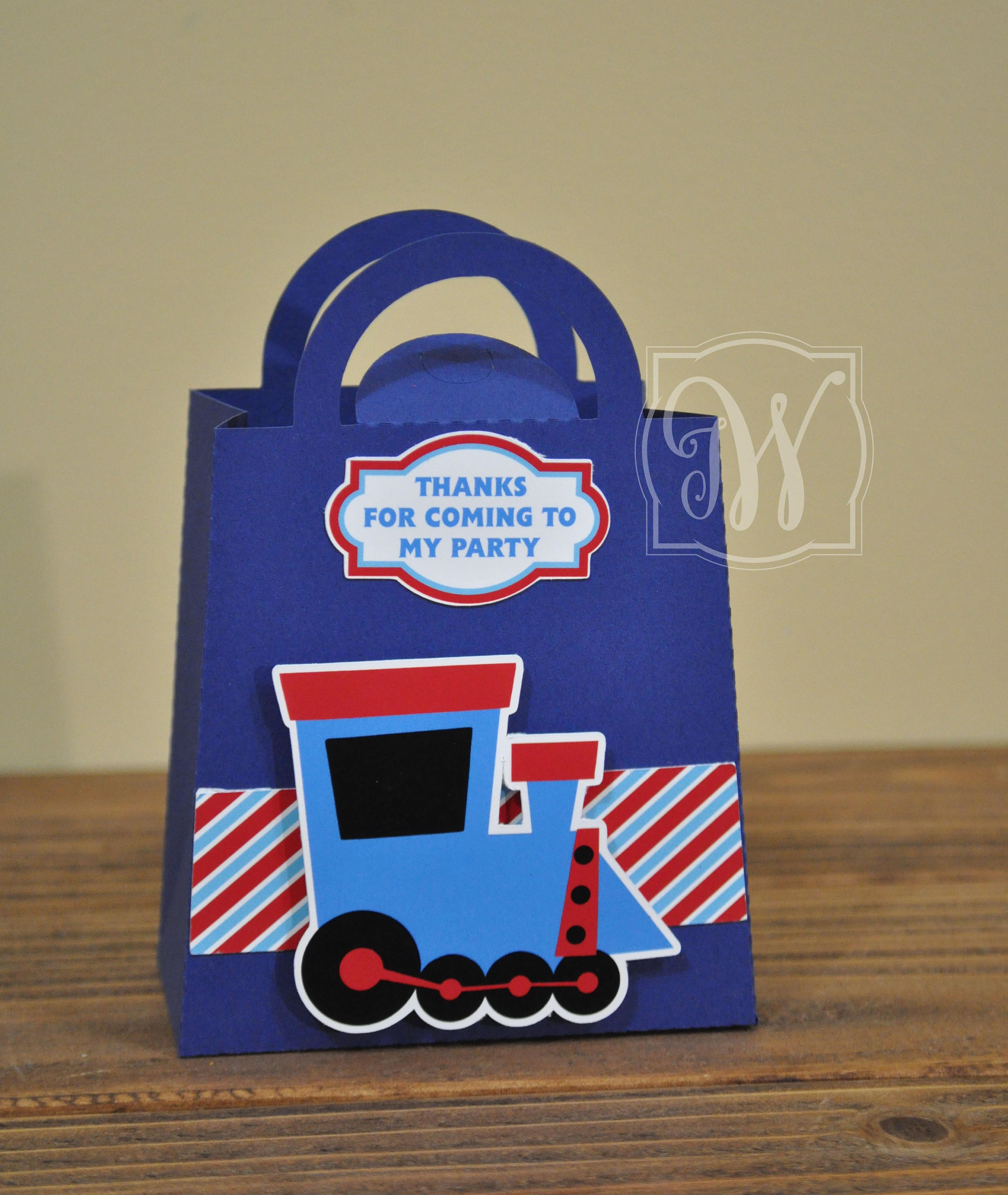 Train Favor Bags Chocho Train Train Birthday Train Favor - Etsy