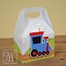 Train Treat Box Gable Box 12 Personalized Train Gable - Etsy