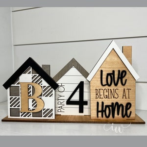 Realtor Closing Gift, New Home Gift, Family Sign for Shelf, Home Sweet ...