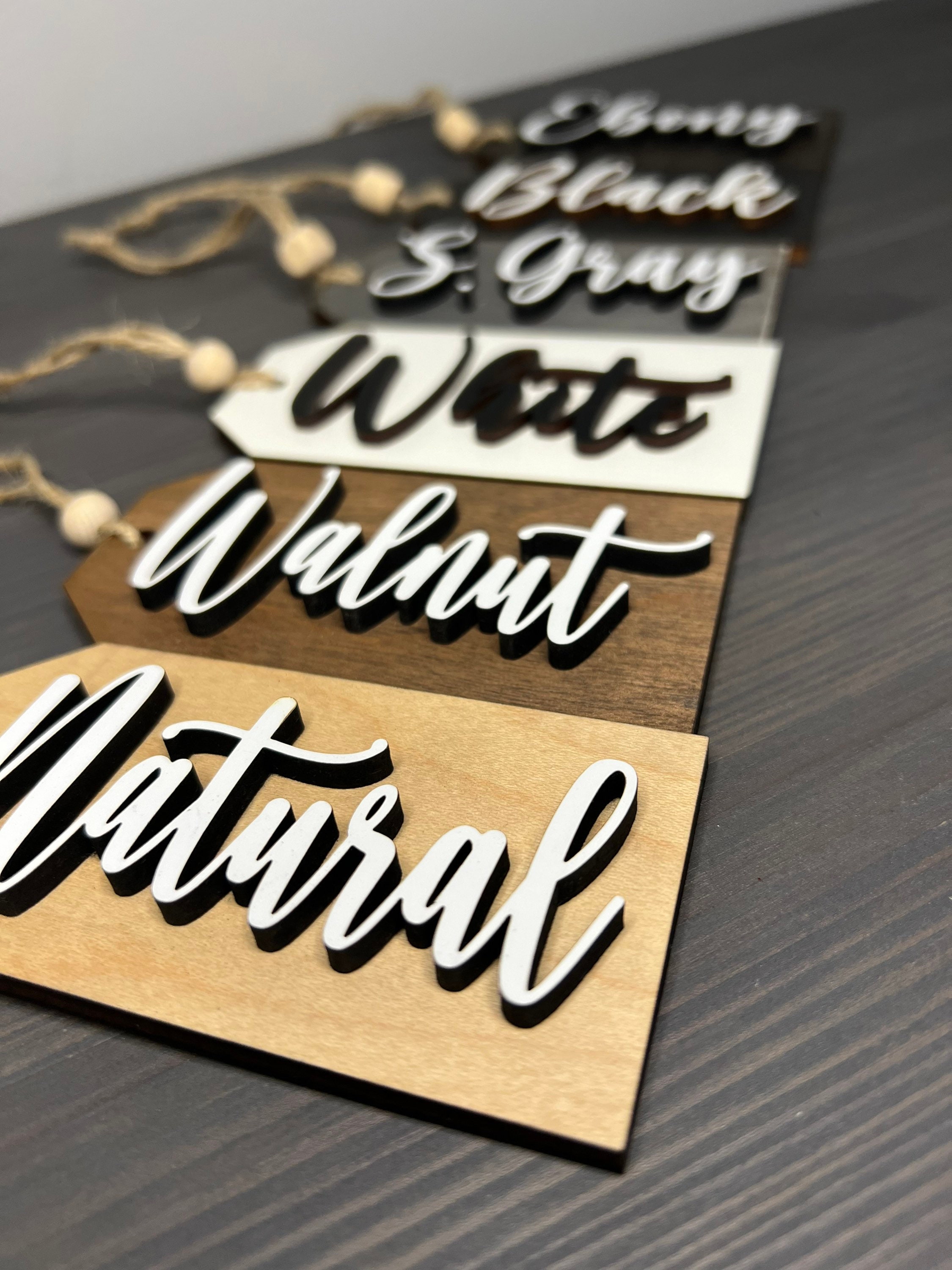 Christmas Name Tags Stocking Name Tags Personalized Tags - Etsy