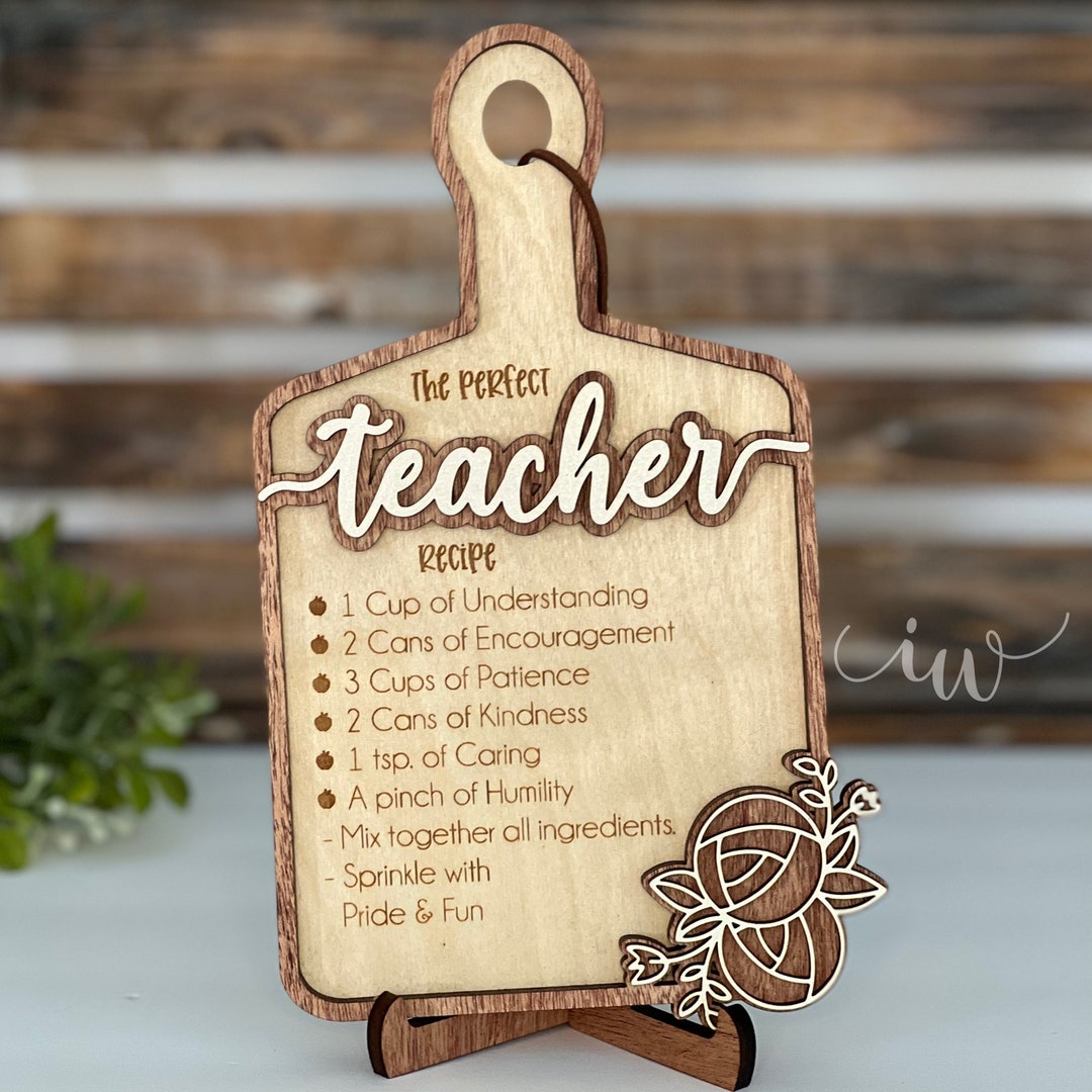 Perfect Teacher Recipe | Teacher Gifts | Teacher Appreciation | Teacher ...