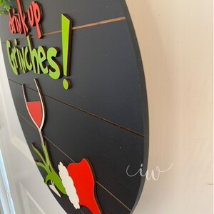 Drink up Grinches Sign | Grinch Sign | Christmas Sign - Etsy