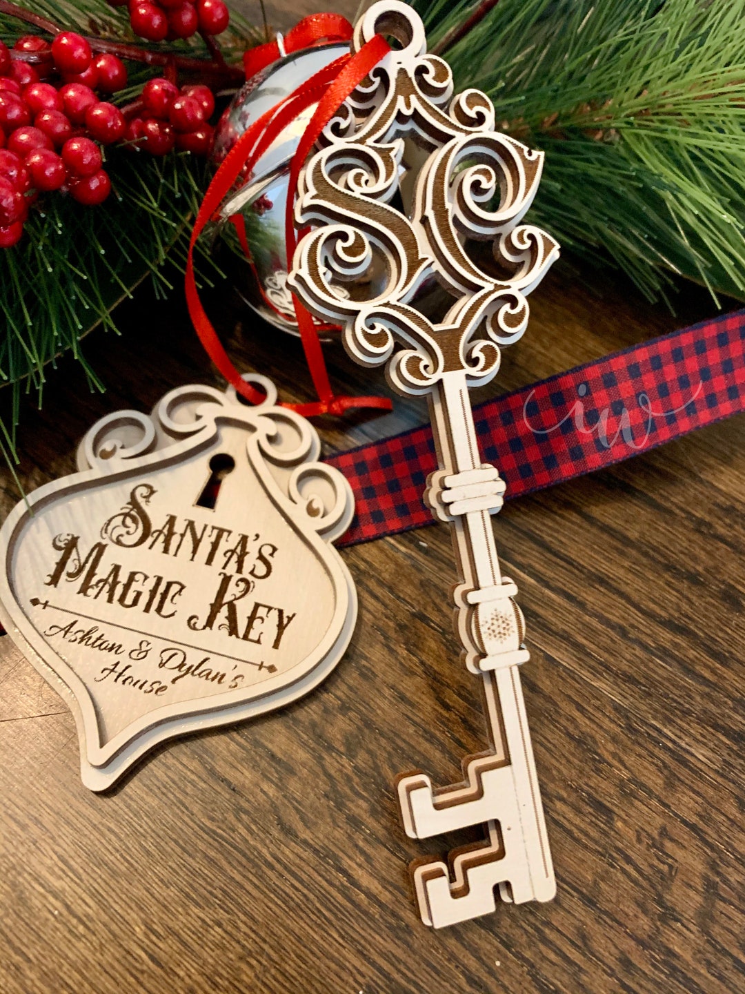 Santa's Magic Christmas Eve Key - Etsy