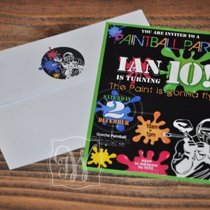 Paintball Party, Paintball Birthday, Paintball Theme Party Cupcake ...