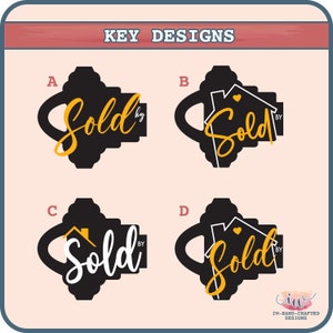 Real Estate Key Sign, Custom Key Sold Sign, Custom Closing Day Photo ...