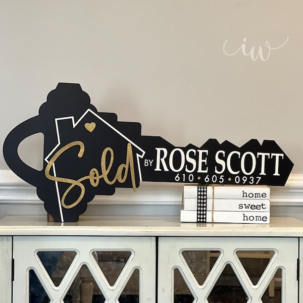 Sold Key Sign - Etsy