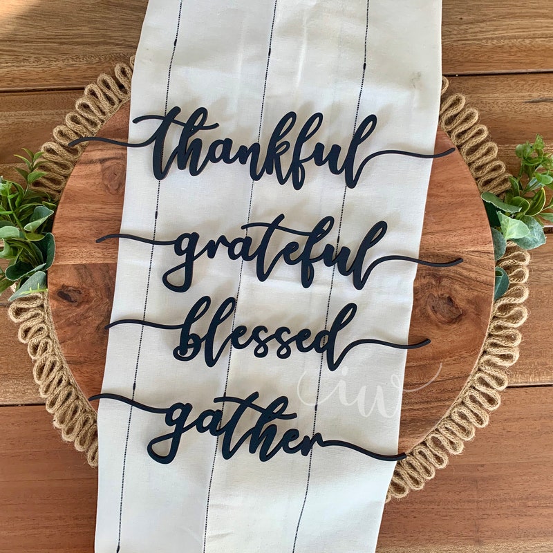 Thankful Plates - Etsy