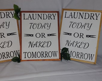 Laundry Sign - Etsy