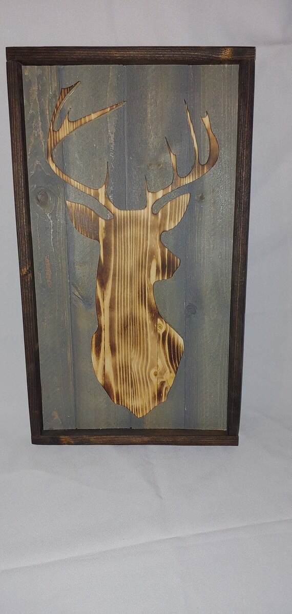 Rustic Deer Cutout Wall Decor - Etsy