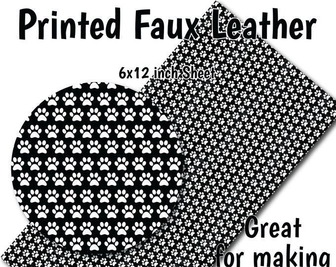 Vintage Floral Pattern Faux Leather Sheet/printed Faux Leather - Etsy