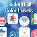 Custom Full Color Labels/labels for Tumblers/labels for Drinkware ...