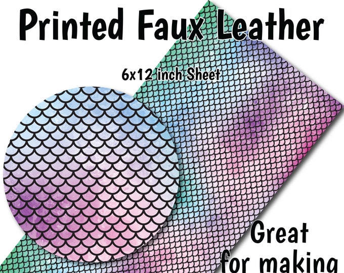 Colorful Floral Pattern Faux Leather Sheet/printed Faux - Etsy