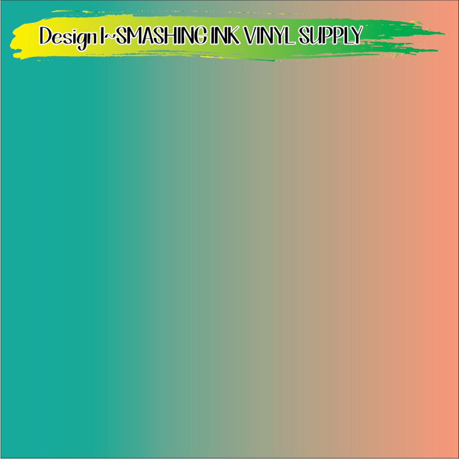 Coral Ombre Vinyl/printed Heat Transfer Vinyl/patterned Vinyl/printed ...