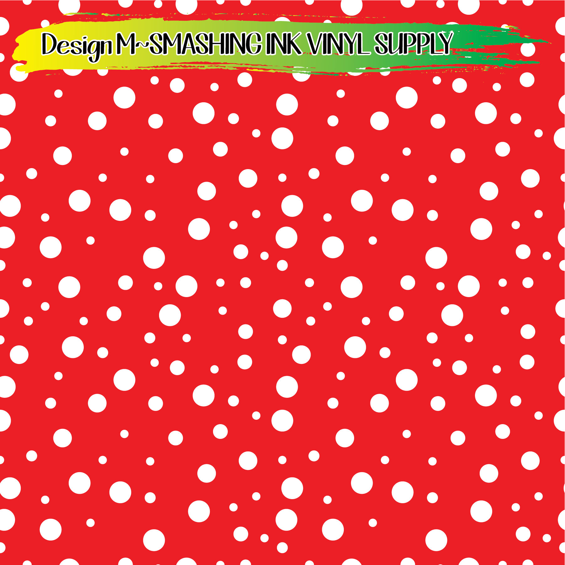 Red White Polka Dot Vinyl/printed Heat Transfer Vinyl/patterned Vinyl ...
