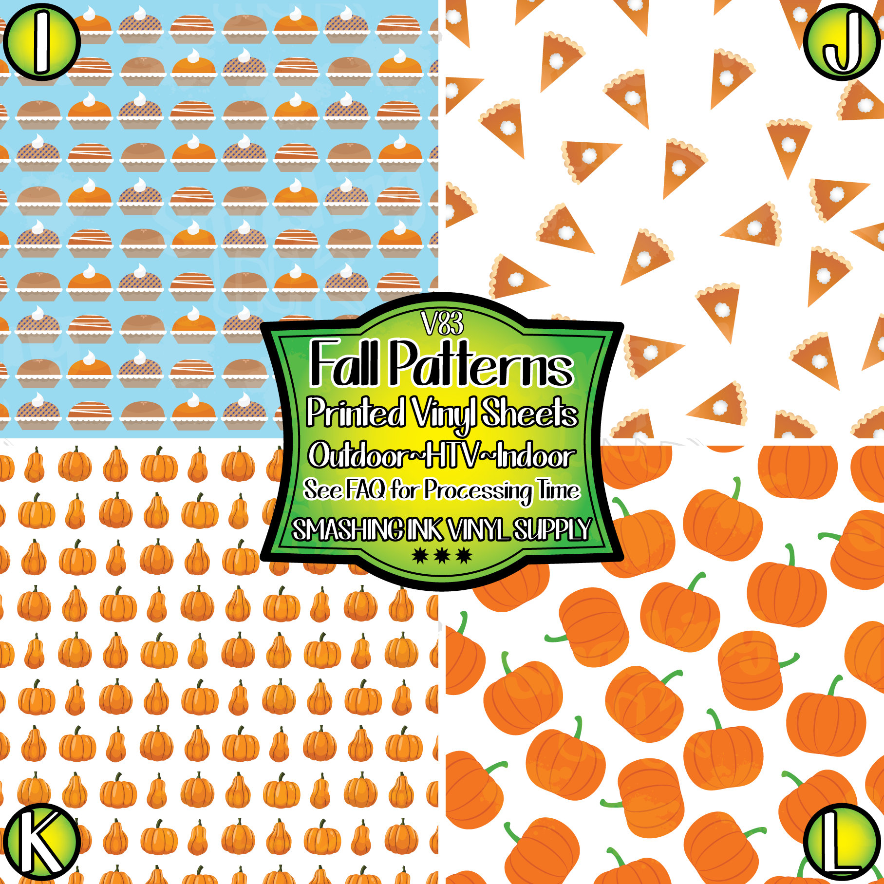 Fall Patterns Vinyl/printed Heat Transfer Vinyl/patterned Vinyl/printed ...